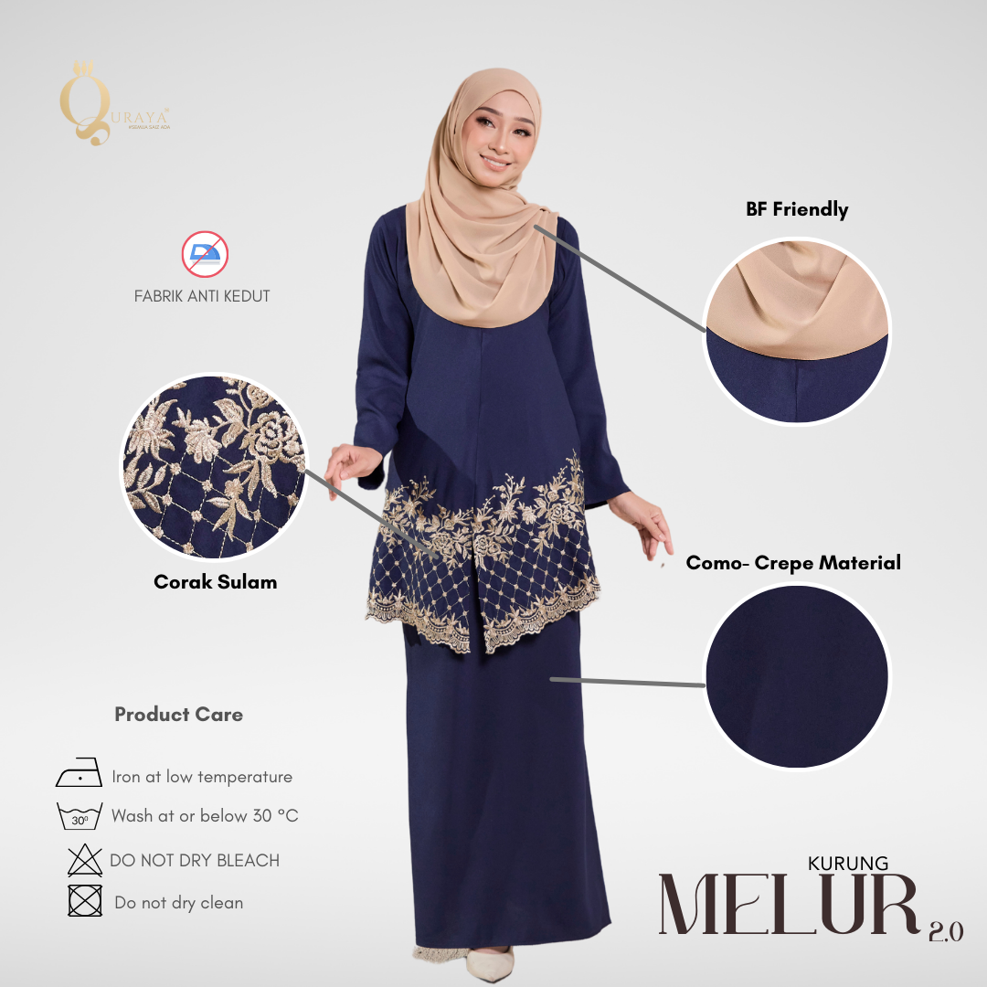 Kurung Melur Sulam